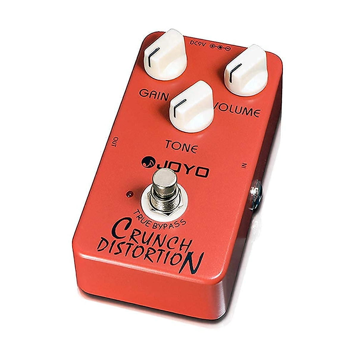 JOYO JF-03 Crunch Distortion Pedal Bundle with DC 9V Pedal Power Supply (800mA -1A) AC Adapter