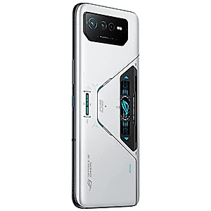 ASUS ROG Phone 6 Pro 5G 512GB 18GB RAM Factory Unlocked (GSM Only | No CDMA - not Compatible with Verizon/Sprint) Global Version - White