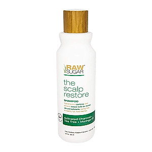 Raw Sugar Scalp Renew Shampoo Activated Charcoal + Tea Tree + Moringa Oil - 18 fl oz