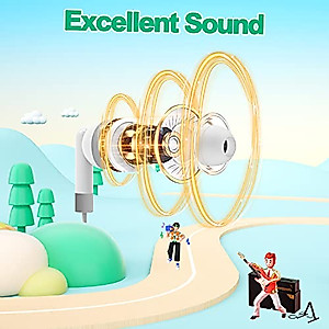 Hongzan 200 Pack Bulk Earbuds Classroom for School Kids Children Class Set Headphones for Students Wholesale Disposable Earphones (White)