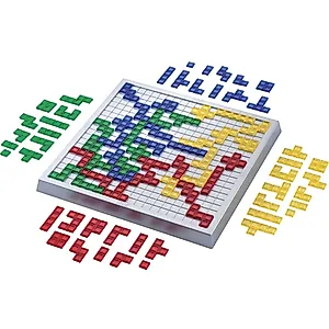 Mattel Games Blokus XL Strategy Board Game, Family Game for Kids & Adults with Colorful Oversized Pieces & Just One Rule (Amazon Exclusive)