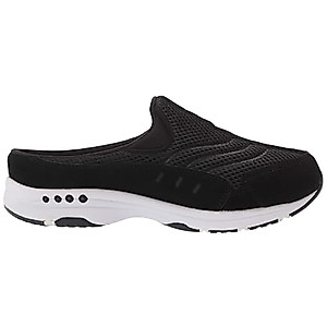 Easy Spirit womens Traveltime Mule, Traveltime Black Suede 960, 11 W