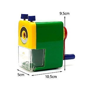 Parrot Medium Manual Pencil Sharpener Heavy Duty for School Classroom, Office, Home TPPQ09113