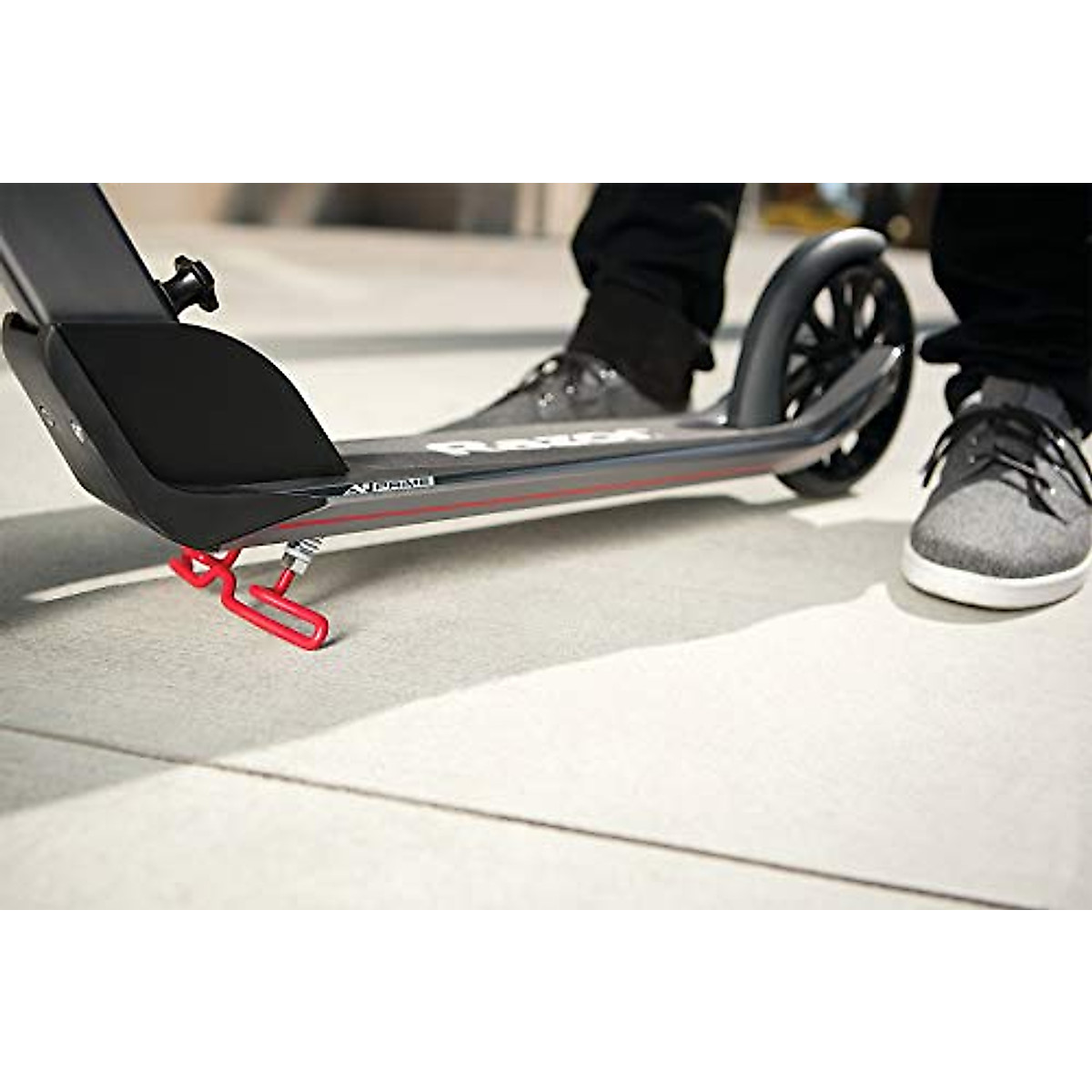 Razor A5 Prime Kick Scooter for Kids Ages 8+ - Extra-Large Deck, 8" Urethane Wheels, Anodized Aluminum Frame, Anti-Rattle Technology, For Riders Up to 220 lbs