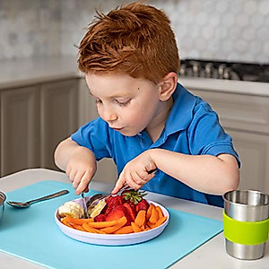 SunZio 18/10 Stainless Steel Kids Silverware Set | 12 Piece Child and Toddler Safe Flatware | Children Utensils Metal Cutlery Set with 4 Small Knives, 4 Forks, 4 Spoons