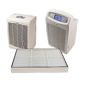 Nispira True HEPA Filter (Small) with 4 Pre-Carbon Filters Compatible with Whirlpool Whispure Air Purifier Models AP150, AP250, AP25030K, APR25530L, APR25130L; Compared to Part # 1183051 1183051K