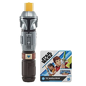 STAR WARS Lightsaber Squad 3-Pack, The Mandalorian, Ahsoka, and Darth Vader Lightsabers, Toys for 4 Year Old Boys and Girls (Amazon Exclusive)