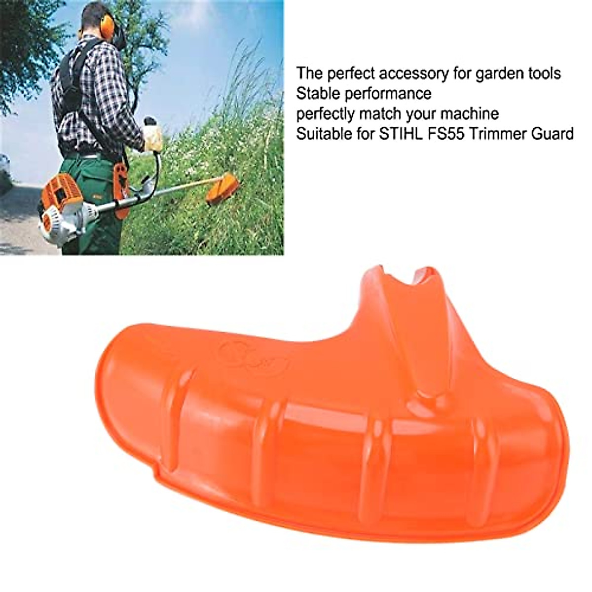 Trimmer Sheild, High Accuracy Exquisite Craftsmanship Wear Resistant Trimmer Guard for Garden