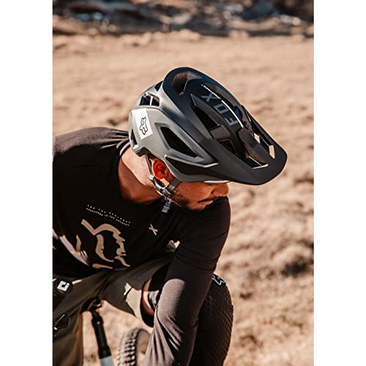 Fox Racing Speedframe Pro Mountain Bike Helmet, Black, Large