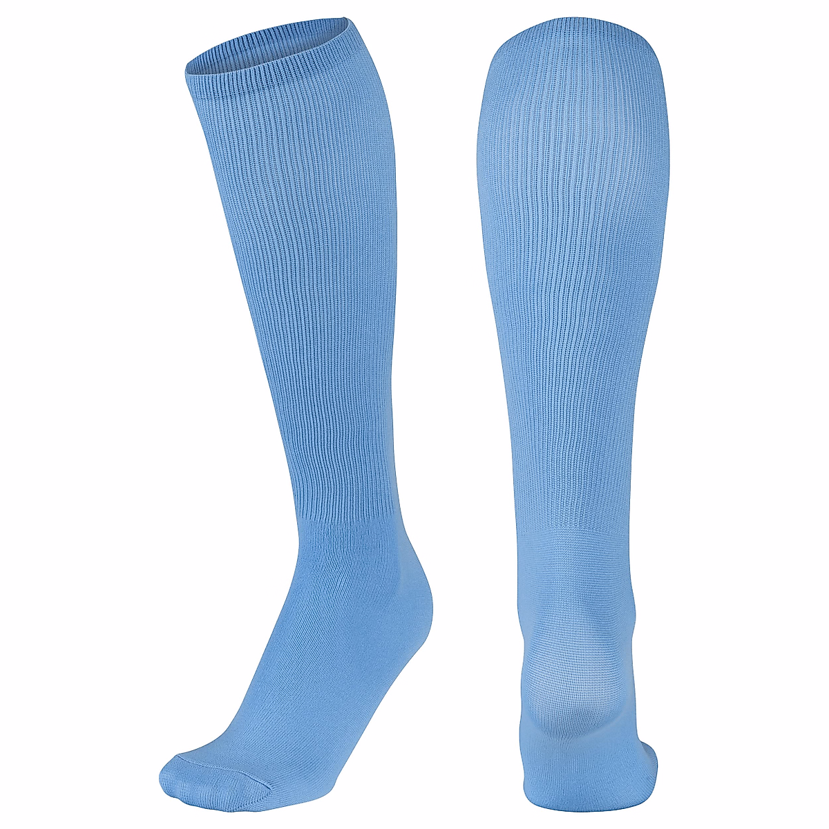 CHAMPRO Standard Featherweight Multi-Sport Socks, Light Blue, MEDIUM