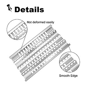 Clivimi 18” Grill Heat Plates Shield Grill Burners Radiant Tray for DCS Grills 27DBQR, DCS 36 BGB36-BQARL, DCS 48 BGB48-BQARL, DCS 30 BGB30-BQR-L, Dynamic Cooking Systems Gas Grill Replacement Parts