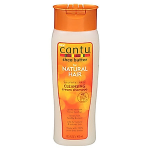 Cantu Natural Hair Shampoo Cleansing 13.5 Ounce(Sulfate-Free) (399ml) (6 Pack)