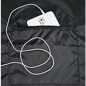 HBAG 20" Crossbody Sling Backpack Single Strap School Travel Sports Shoulder Bag, Black