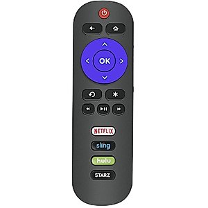Remote Control Compatible for All TCL Roku TV Remote 32S305 32s325 49S405 49S403 43S303 55S403 32S301 50FS3800 32S3750 32S3800 32S4610R 32S3850A 32S3700 43FP110 55s405 55p605