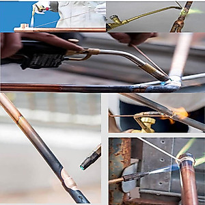 GOODSDS Welding Filler Rods Wire Low Temperature Flat Soldering Rods Phosphor Copper Welding Repair Electrode Copper Tube Tool