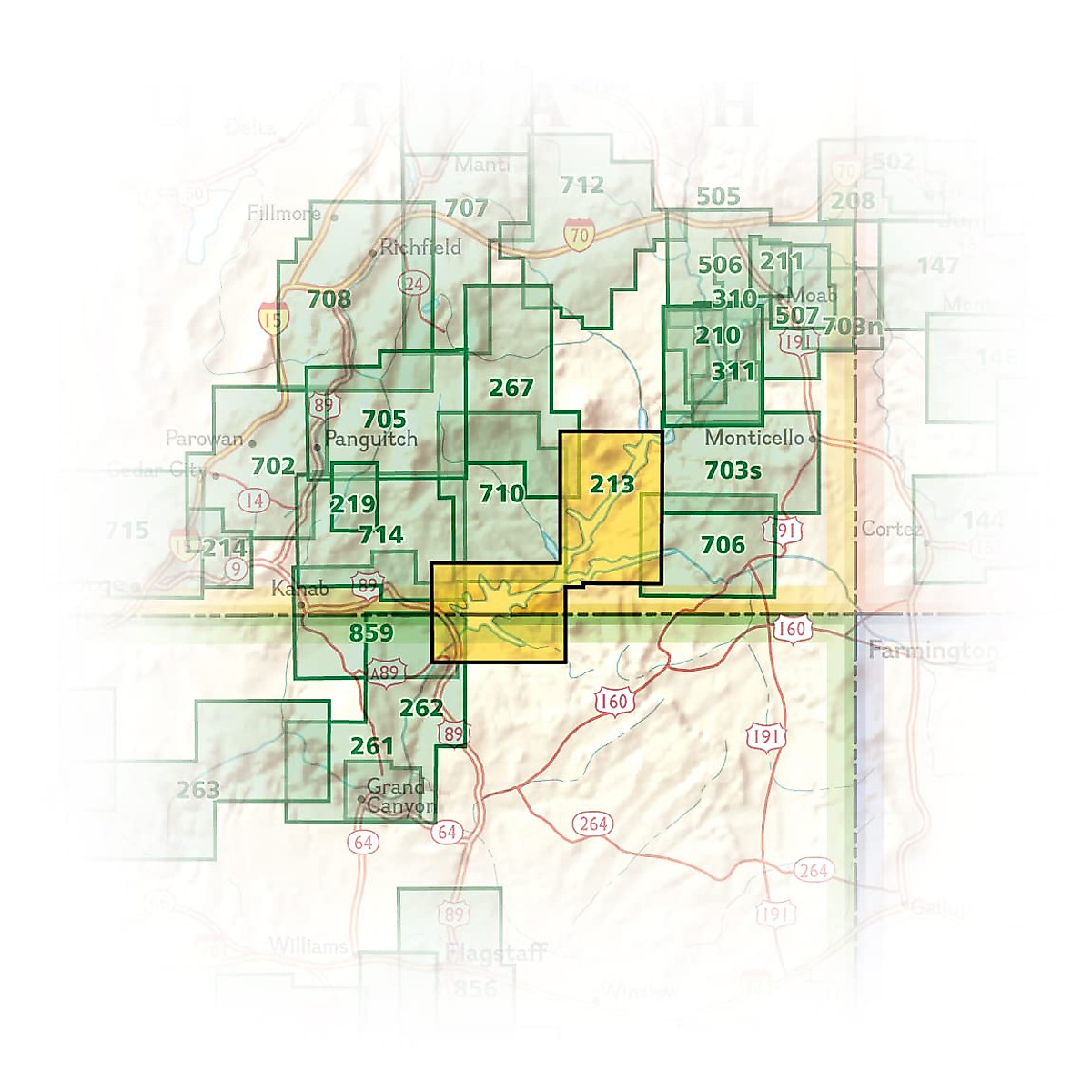 Glen Canyon National Recreation Area (National Geographic Trails Illustrated Map)