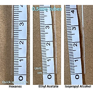 Glass Capillary Tubes/Micro Pipettes TLC Spotting 0.5mm ID x 100mm 500 or 1000/pk AAdvance Instruments (500)