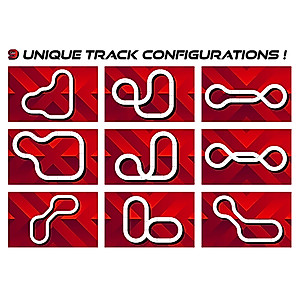 Scalextric Micro Hyper-Cars Race Slot Car Set (1: 64 Scale)