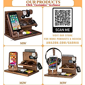 Wooden Desk Organizer Engraved Firefighter Name Gifts For Fireman, Rescue Man in Frisco Fire Dept, office desk accessories for District Chief, Custom boyfriend gift, christmas gift for dad