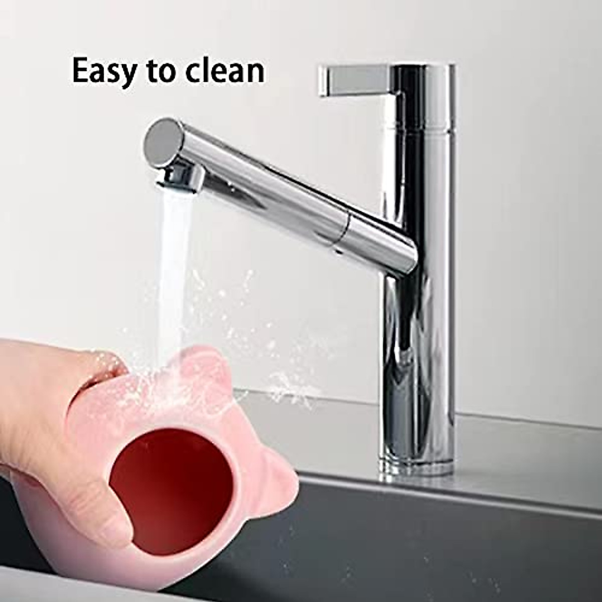 Small Pet Hideout Pink Ceramic House Cute Cave Critter Hut Nest for Mini Animals Gerbils Chinchillas Hamster Mice Rat - S/L