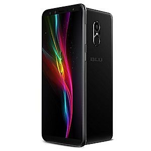 BLU Pure View -32GB +3GB RAM, 5.7” HD+ 18:9 Display Smartphone with Dual Front Selfie Cameras -Black