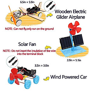 4 in 1 Solar Power & Electric Motor STEM Kits,Science Experiment Projects for Kids Beginners,Electronic Assembly Solar Powered Toy Kit,DIY Educational Engineering Experiments for Boys and Girls