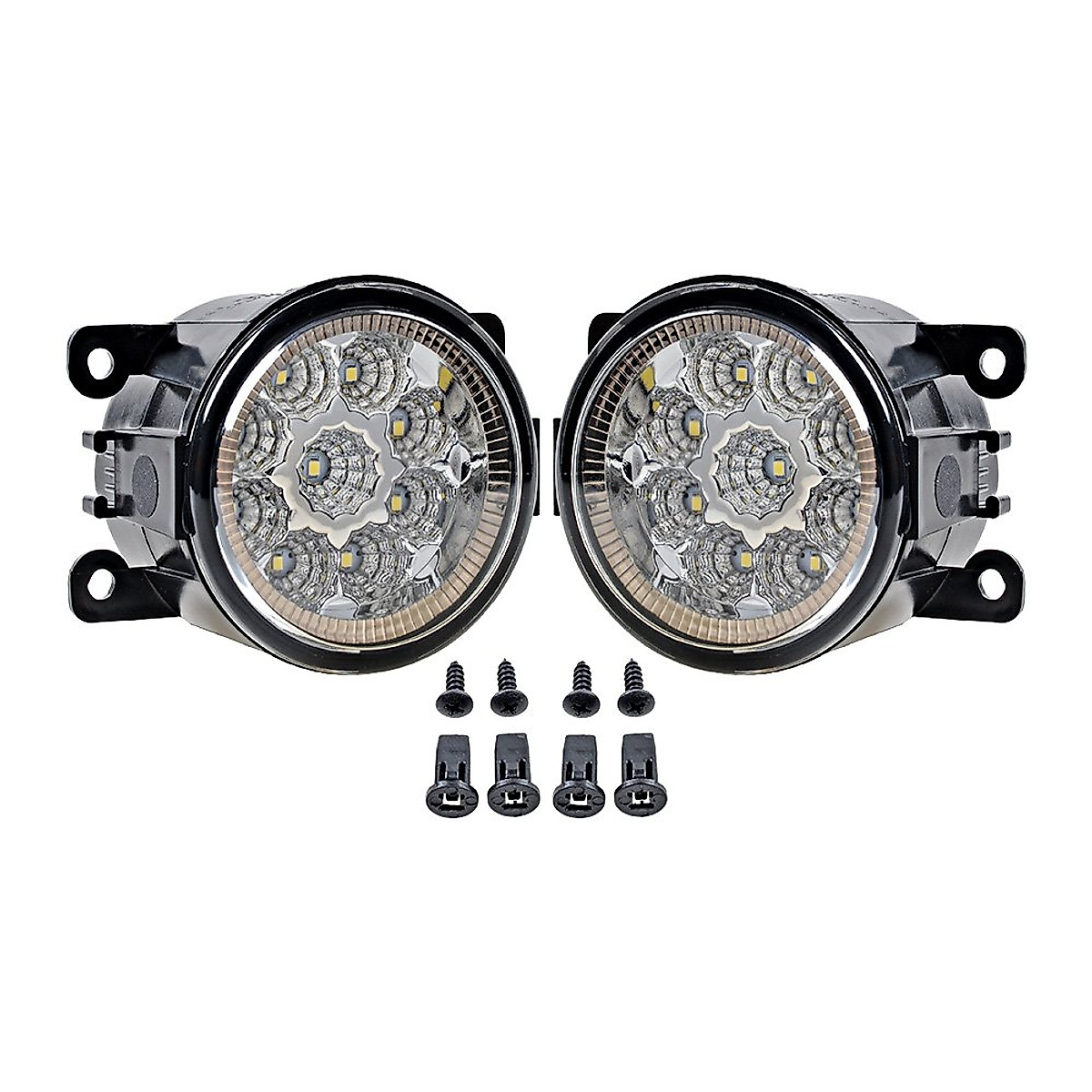 2X 55W LED Fog Light Lamps Replacement For Ford Focus Mustang Ranger Fiesta Fusion Explorer C-Max Transit Connect Freestyle Taurus X