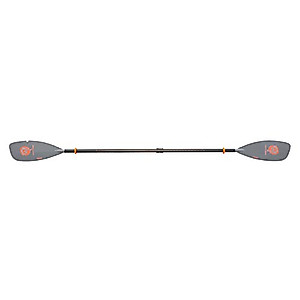 Wilderness Systems Origin Angler Kayak Fishing Paddle | Integrated Line Hook | Fiberglass/Nylon Blade | Carbon Blend Shaft (240-260cm), Black