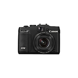 Canon PowerShot G16 12.1 MP CMOS Digital Camera with 5x Optical Zoom and 1080p Full-HD Video Wi-Fi Enabled