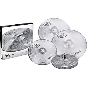 SABIAN Quiet Tone Practice Cymbals Set Qtpc504