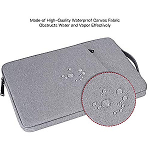 Laptop Sleeve 15.6 Inch, 16 Inch Laptop Case Cover for Lenovo IdeaPad/ThinkPad, HP Victus 15.6" Gaming Laptop/HP Pavilion/Envy x360, ASUS VivoBook Notebook, Dell Inspiron Carrying Bag, Light Grey