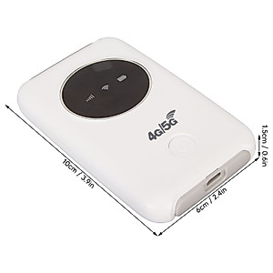 4G LTE USB Modem 300Mbps High Speed Hotspot Device Unlocked 5G SIM Slot Built in 3200MAh Portable Router Mini Mobile Hotspot for Travel