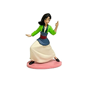 Mulan Playful In Action PVC Cake Topper Figure Figurine Rare Collect New 3” Gift