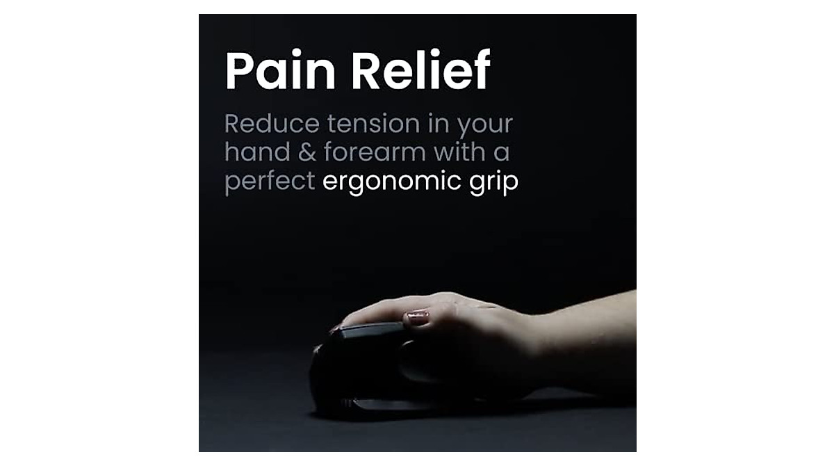 Contour Unimouse: Ergonomic Wireless Mouse for Left-Handed Users