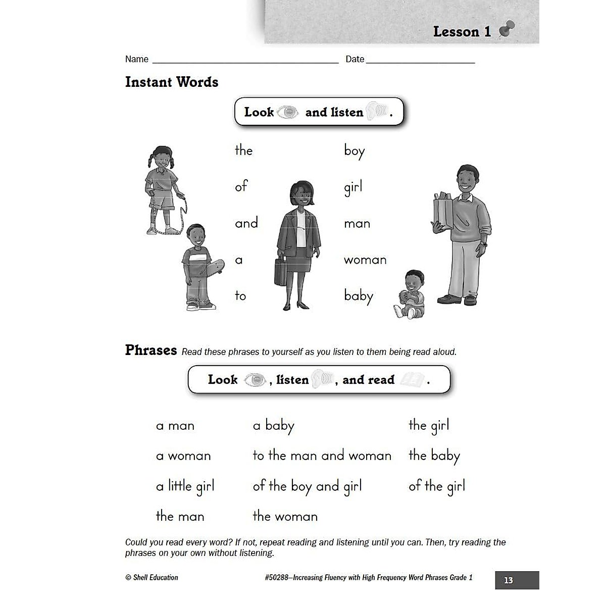Increasing Fluency with High Frequency Word Phrases Grade 1 (Increasing Fluency Using High Frequency Word Phrases)