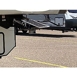 Fifth Wheel & Travel Trailer (Class B&C RV) Hi Power Super Magnetic for 1-2 x12V Batteries Dims 17.5" L x 10.3" W x 1/4" Thick. 10' Cable.