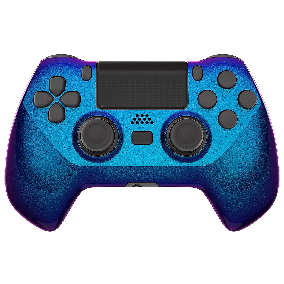 eXtremeRate Chameleon Decade Tournament Controller (DTC) Upgrade Kit for PS4 Controller JDM-040/050/055, Upgrade Board & Ergonomic Shell & Back Buttons & Trigger Stops - Controller NOT Included