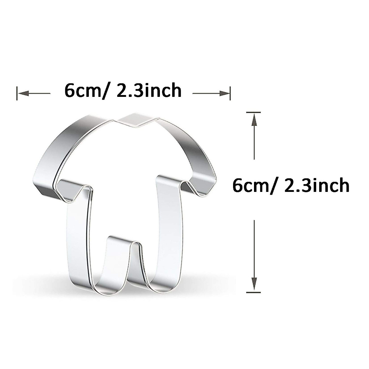 WJSYSHOP Baby Onesie Clothes Cookie Cutter - B