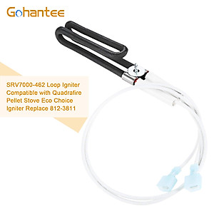 gohantee SRV7000-462 Loop Igniter Compatible with Quadrafire Pellet Stove Eco Choice Igniter Replace 812-3811