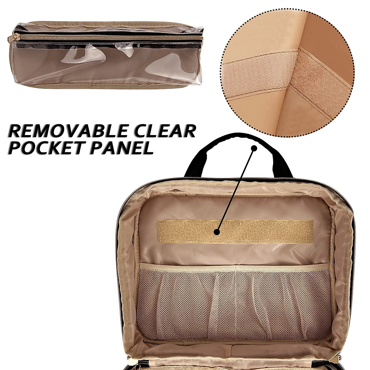 CHELVVG Travel Pill Bottle Organizer, Medicine Organizer and Storage, Home Medication Bag for Pills, Prescription, Vitamins, and Fish Oil, Best Gift for Christmas, New Year's Eve (Large, Black)