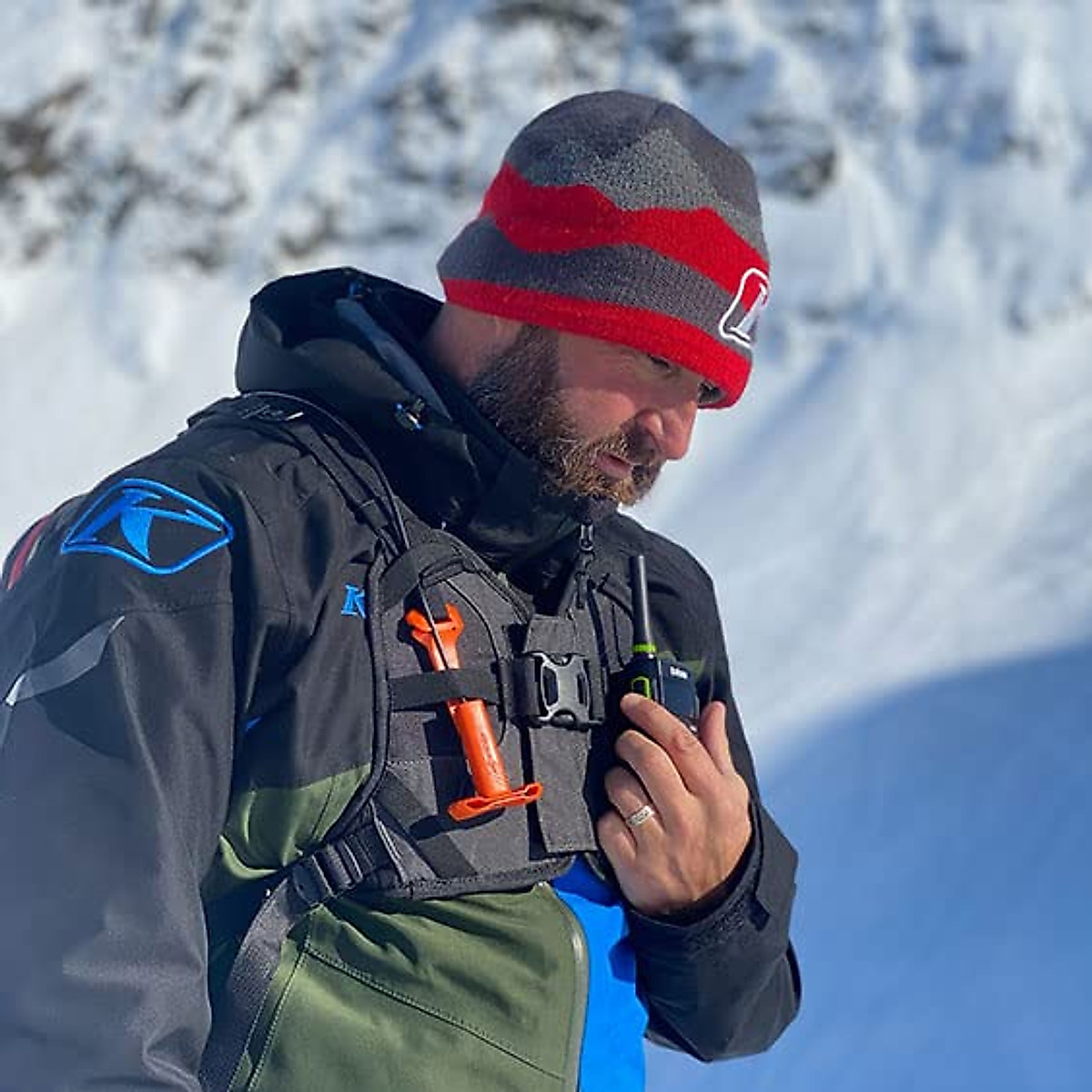 Oxbow Gear Renegade 2.0 Two-Way Backcountry Radio with Universal Shoulder Strap Mount, 1-5 Mile Backcountry Range, 36+ Hours of Battery Life, Built for The Elements