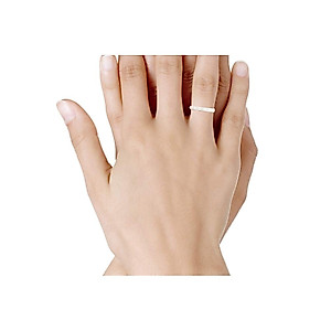 LES POULETTES JEWELS - White Ceramic 3mm Ring - Size 7