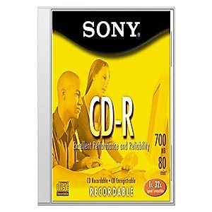 Sony CDQ 80L2//T - CD-R - 700 MB ( 80min ) 40x - storage media
