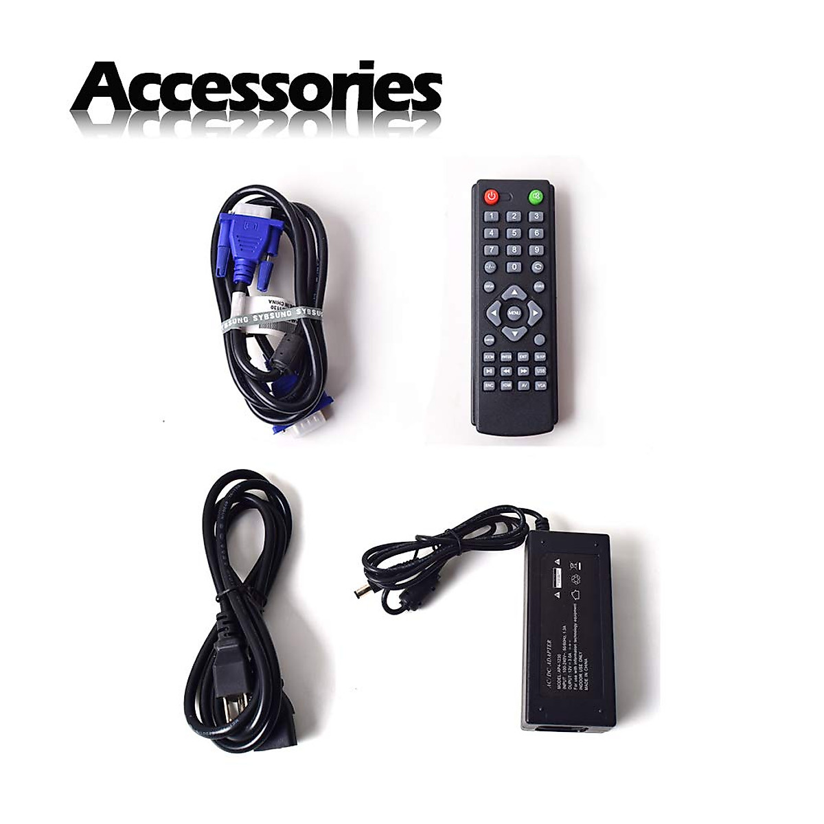 15" CCTV BNC Monitor VGA HDMI AV, 4:3 HD Display LCD Security Screen with USB Drive Player for Surveillance Camera STB PC 1024x768 Resolution Built-in Speaker Audio in/Out