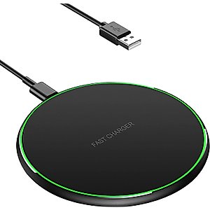 Wireless Charger, 15W Max Wireless Charging Pad, Compatible with 14/14 Plus/14 Pro/14 Pro Max/13/12/11/X/8, S22/S20/Galaxy Bud, Buds,and More