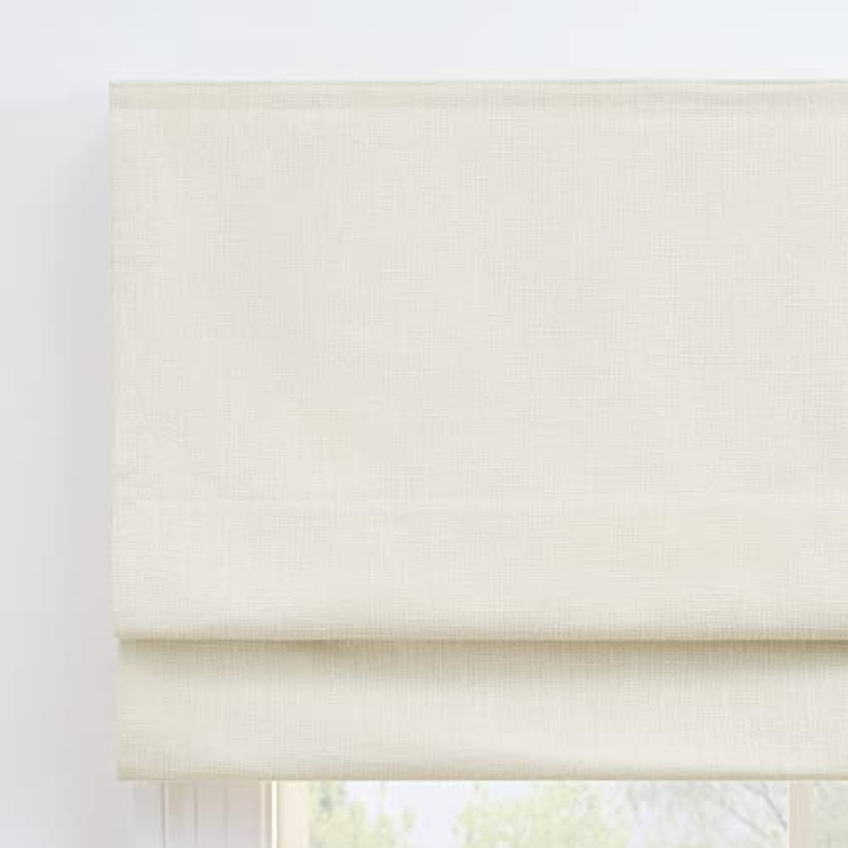 Eclipse Drew Noise Reducing Blackout Cordless Lined Window Roman Shade for Living Room, 31 in x 64 in, Ivory