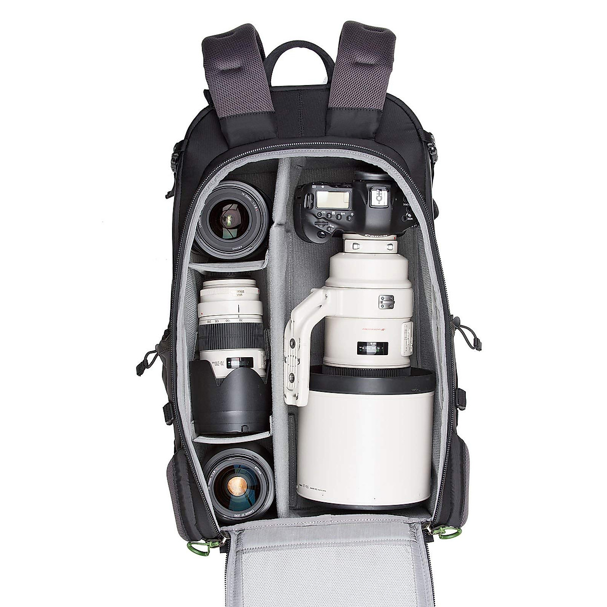 MindShift Gear BackLight 36L Backpack for 2x DSLR, 4 to 6 Lenses, Flash, 15" Laptop and 10" Tablet, Charcoal