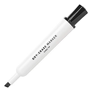 Office Depot Low-Odor Dry-Erase Markers, Chisel Point, Black, Pack Of 12, BY1066-BK