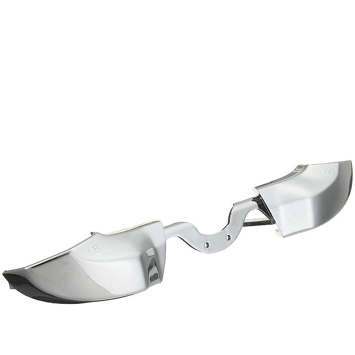 2X Plastic Bumper Buttons Lb Rb Module Replacement Part for Microsoft Xbox One Elite Controller (Silver)