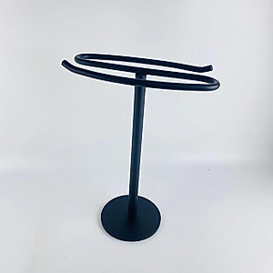 LUXUMATT Towel racks, Matte Black Hand Towel Holder Stand, Free-Standing Towel Rack, SUS304 Stainless Steel Towel Bar Rack Stand, Tower Bar for Bathroom Kitchen Vanity Countertop